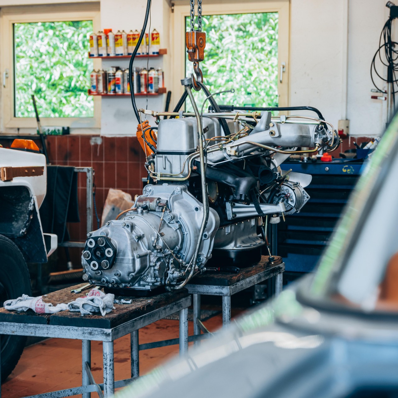 Motorüberholung M129 250SE Heckflosse W111 von VÄTH